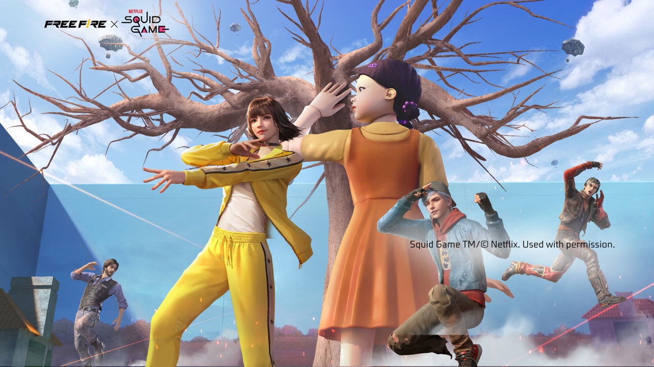 Free Fire/ Free Fire MAX event Free Fire x Squid Game is happening ...