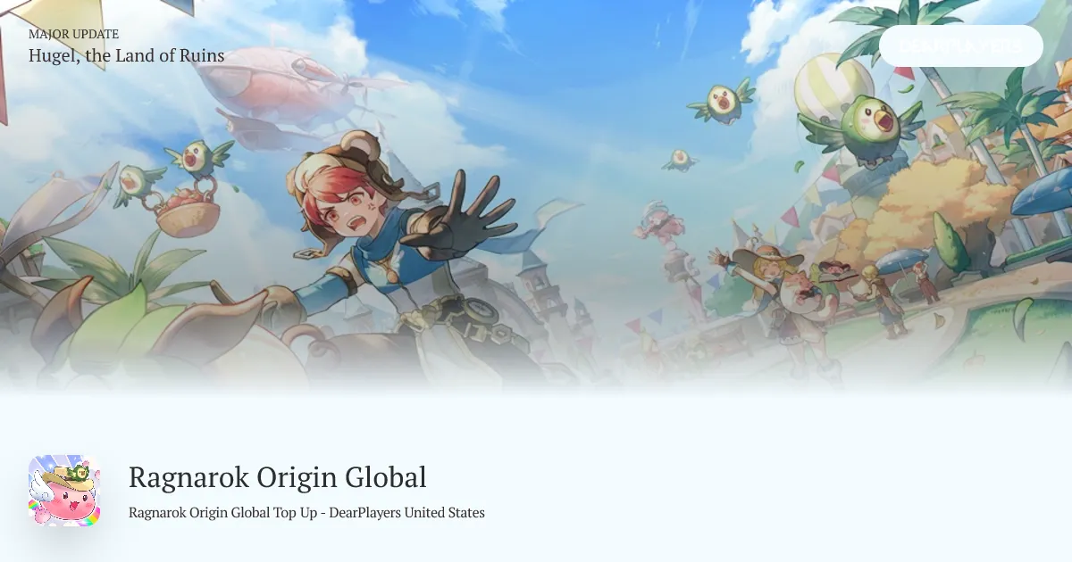 Ragnarok Origin Global Top Up - DearPlayers Philippines