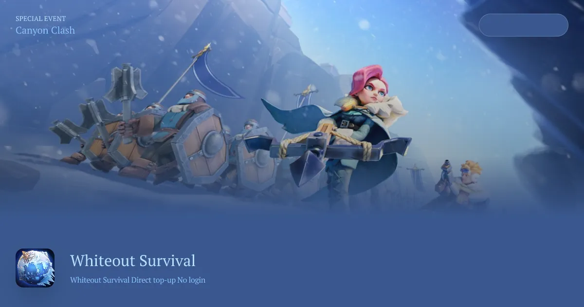 Whiteout Survival Direct top-up No login