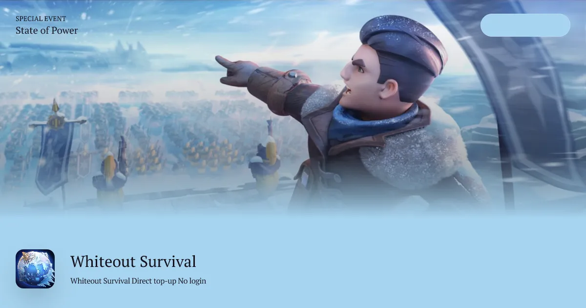 Whiteout Survival Direct top-up No login