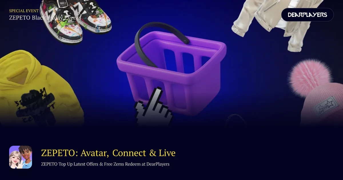 ZEPETO Top Up Latest Offers & Free Zems Redeem at DearPlayers